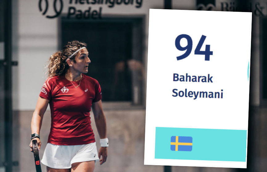 Baharak historisk: första svensk på topp 100 - Padelfeber.se